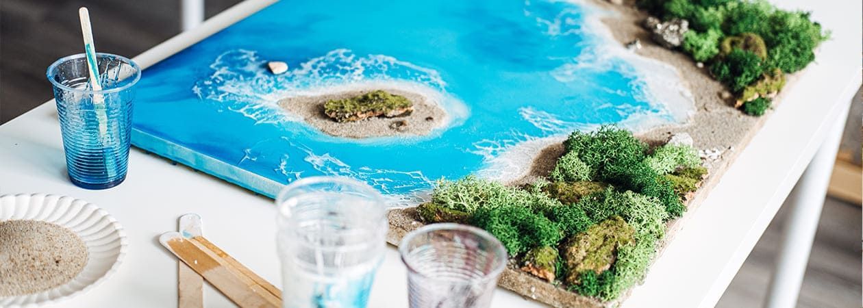 Zelf een epoxy 3D schilderij maken | Epoxywinkel.nl